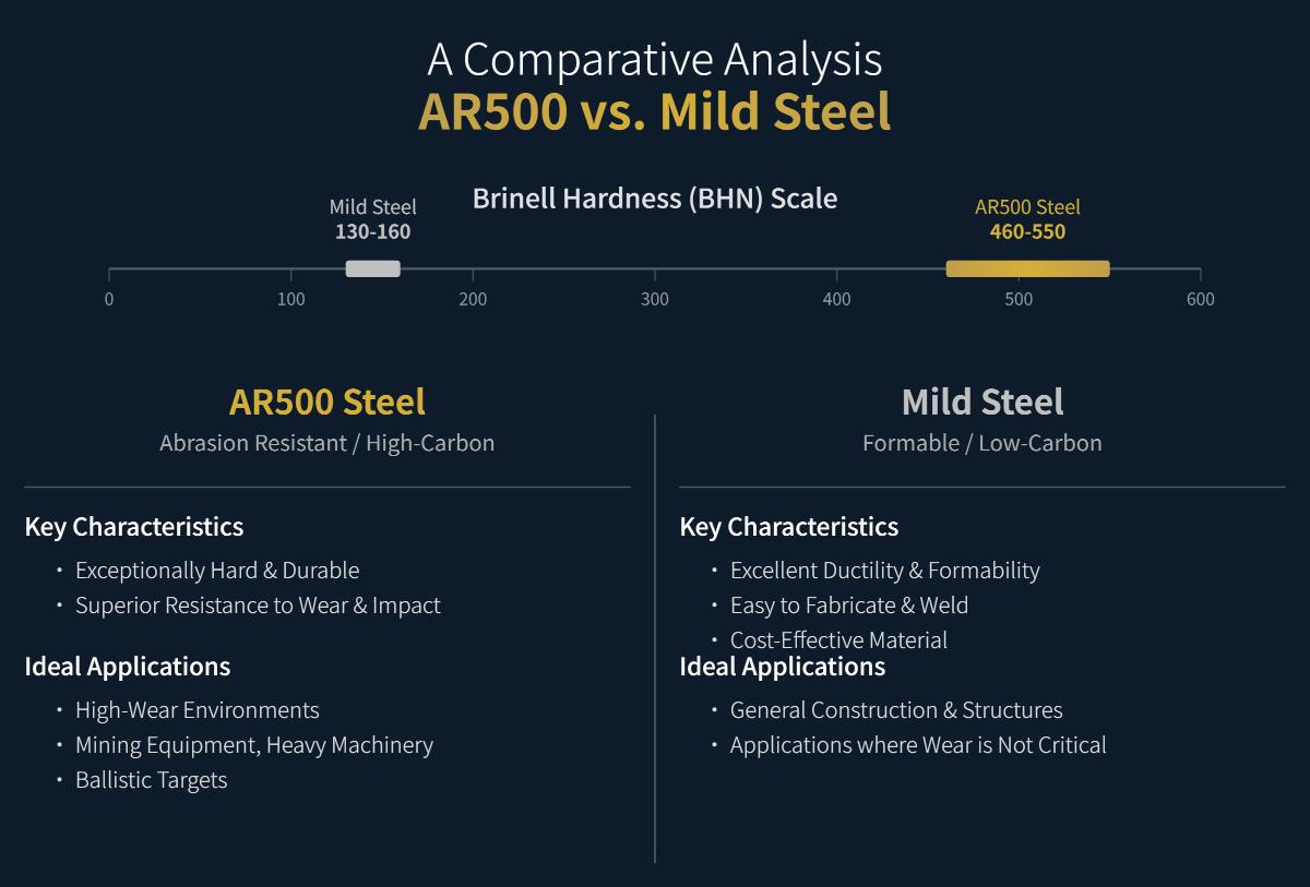 AR500 Steel vs. Mild Steel: What's the Difference? - MFG Shop