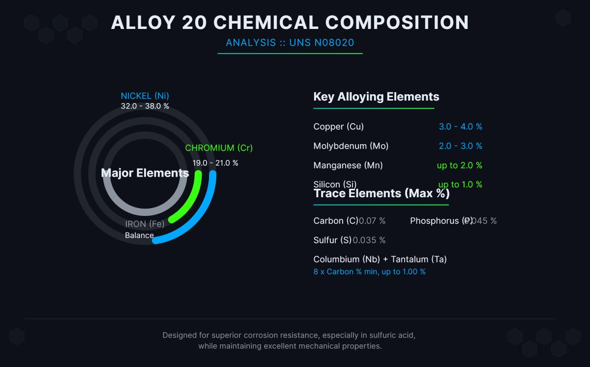 Alloy 20: Properties, Uses, and Composition - MFG Shop
