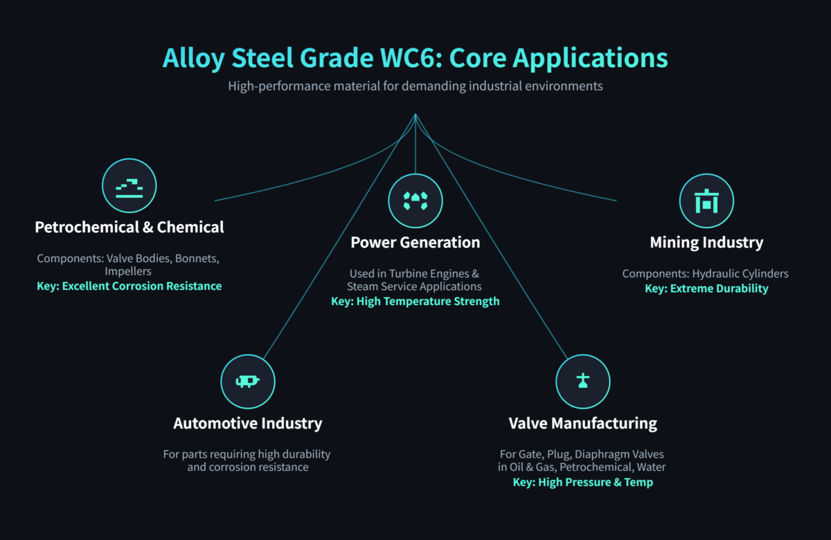 Alloy Steel Grade WC6: Composition, Properties, and Applications - MFG Shop