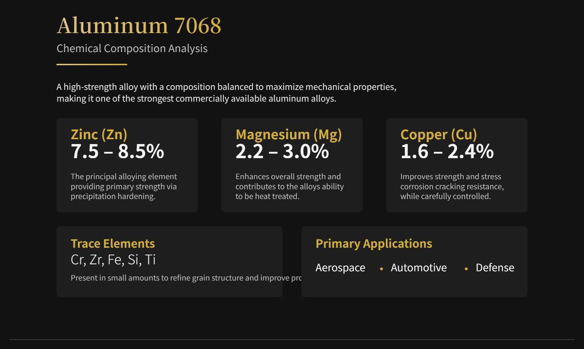 Aluminum 7068 Alloy (UNS A97068): Composition, Properties, and Uses ...
