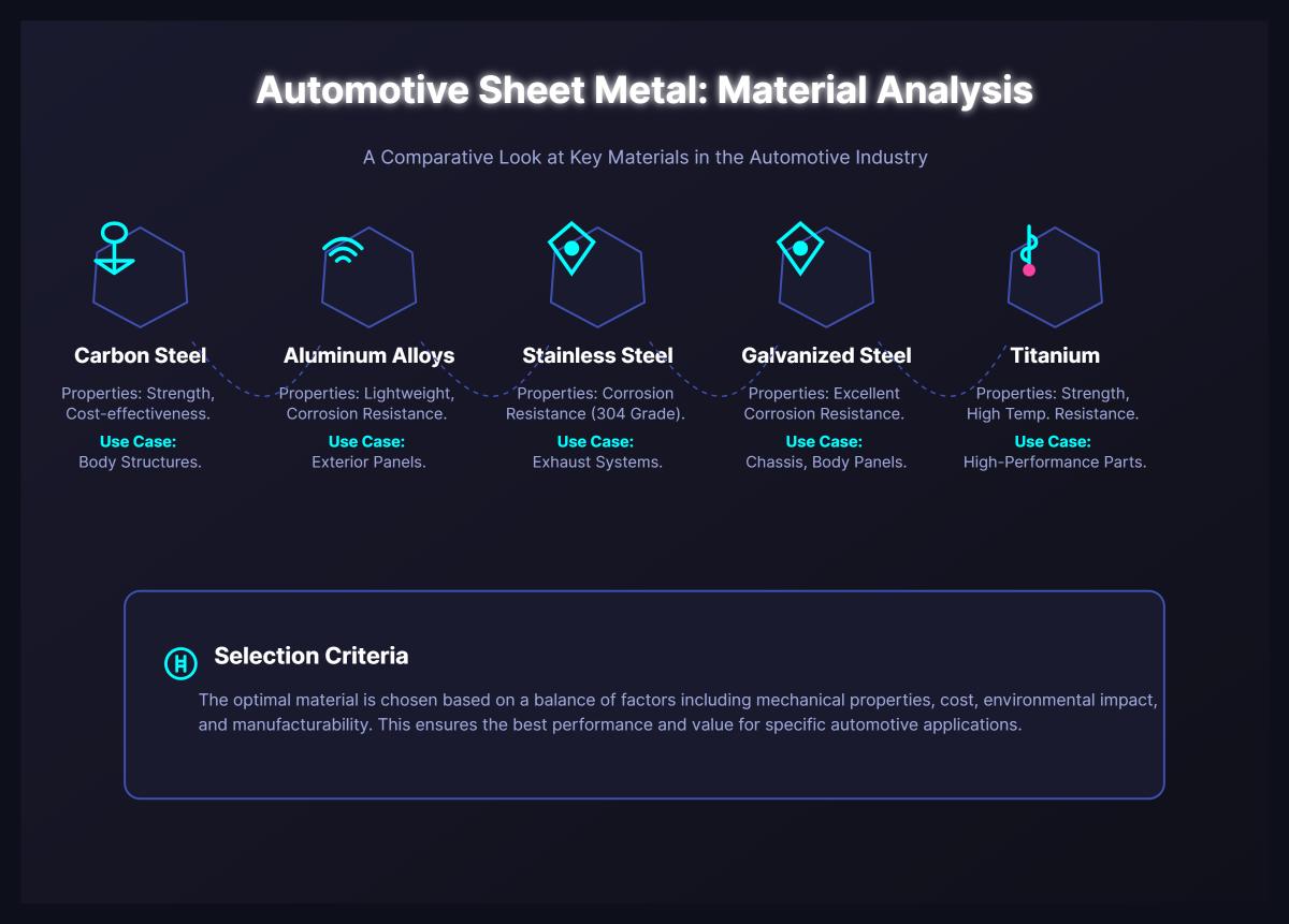 Automotive Sheet Metal Selection: A Comprehensive Guide - MFG Shop