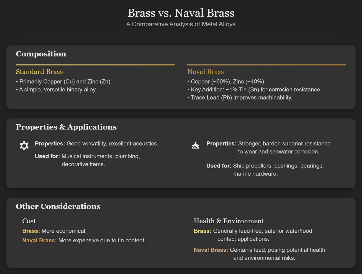 Brass vs Naval Brass: What’s the Difference? - MFG Shop