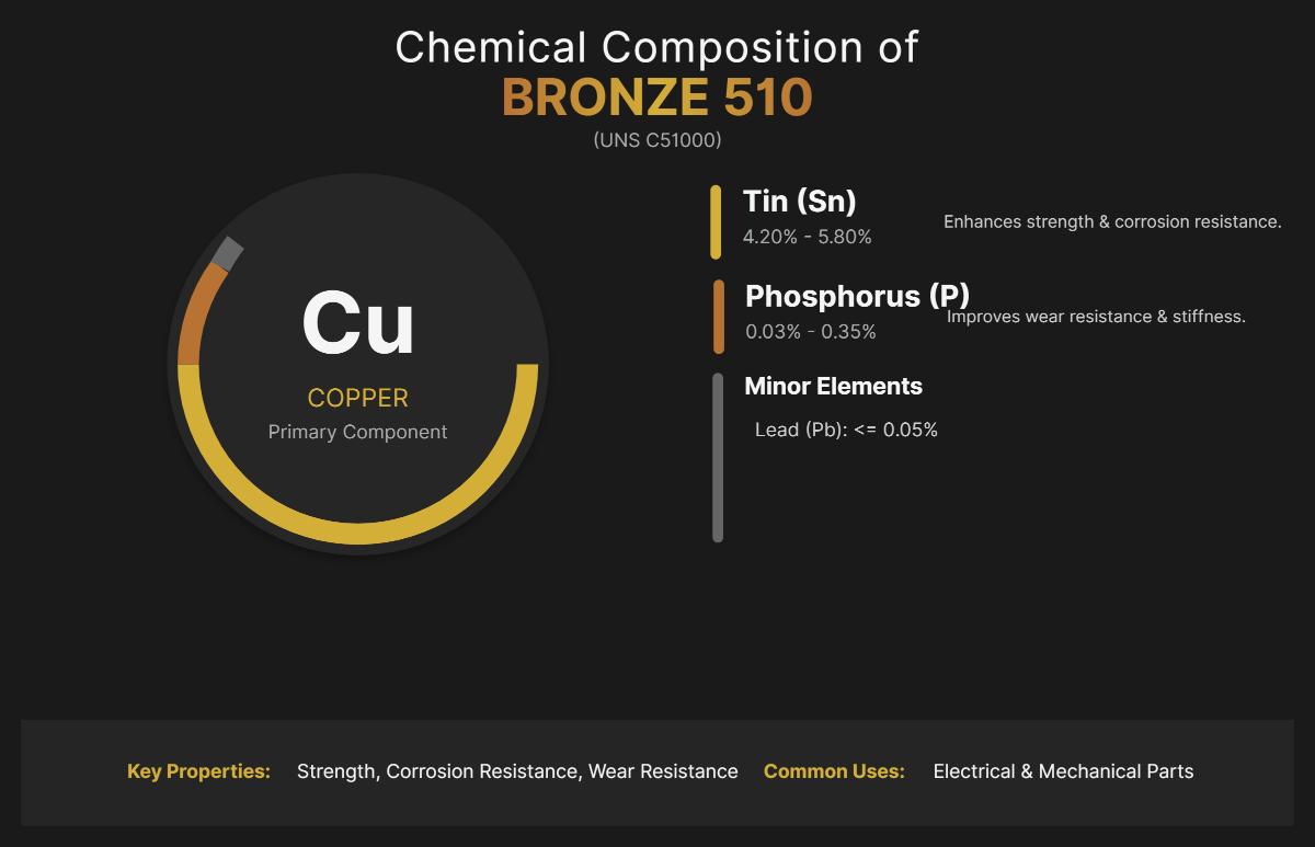 Bronze 510: Composition, Properties, and Uses - MFG Shop