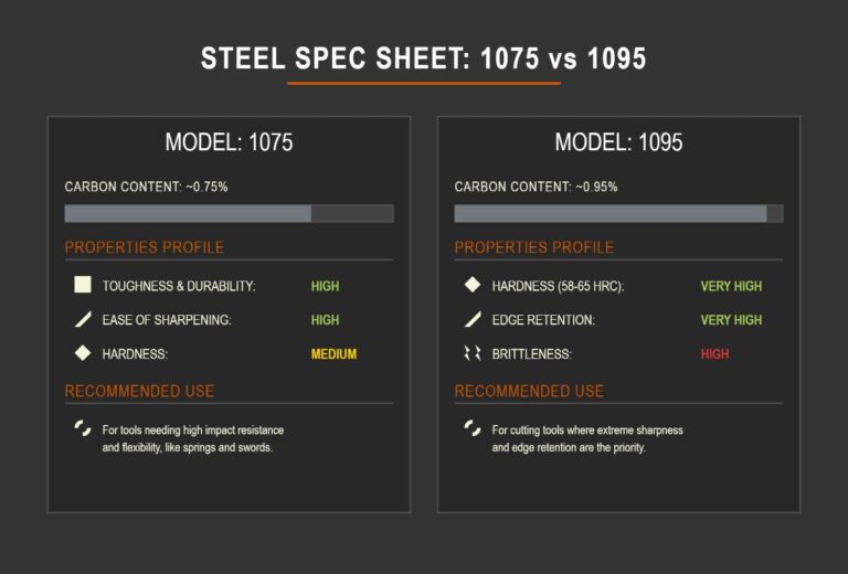 Comparing 1075 vs 1095 Spring Steel: Which is Better? - MFG Shop