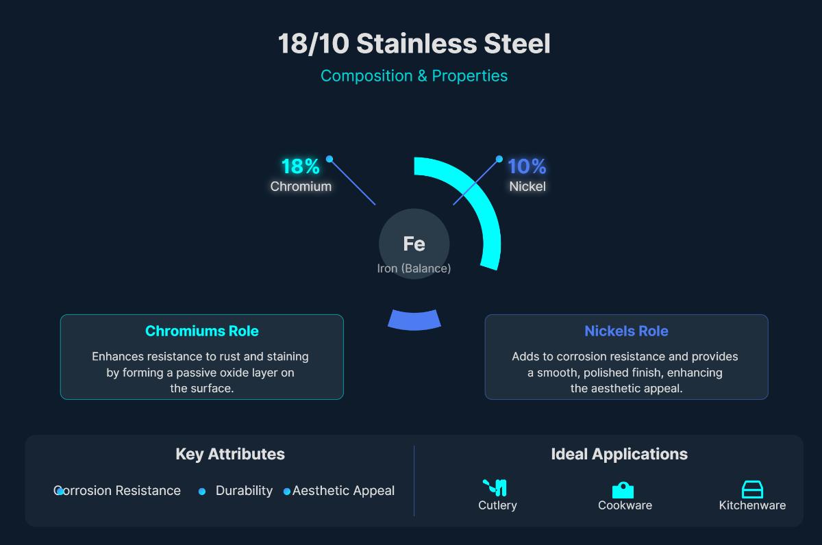 Comprehensive Guide to 18/10 Stainless Steel - MFG Shop