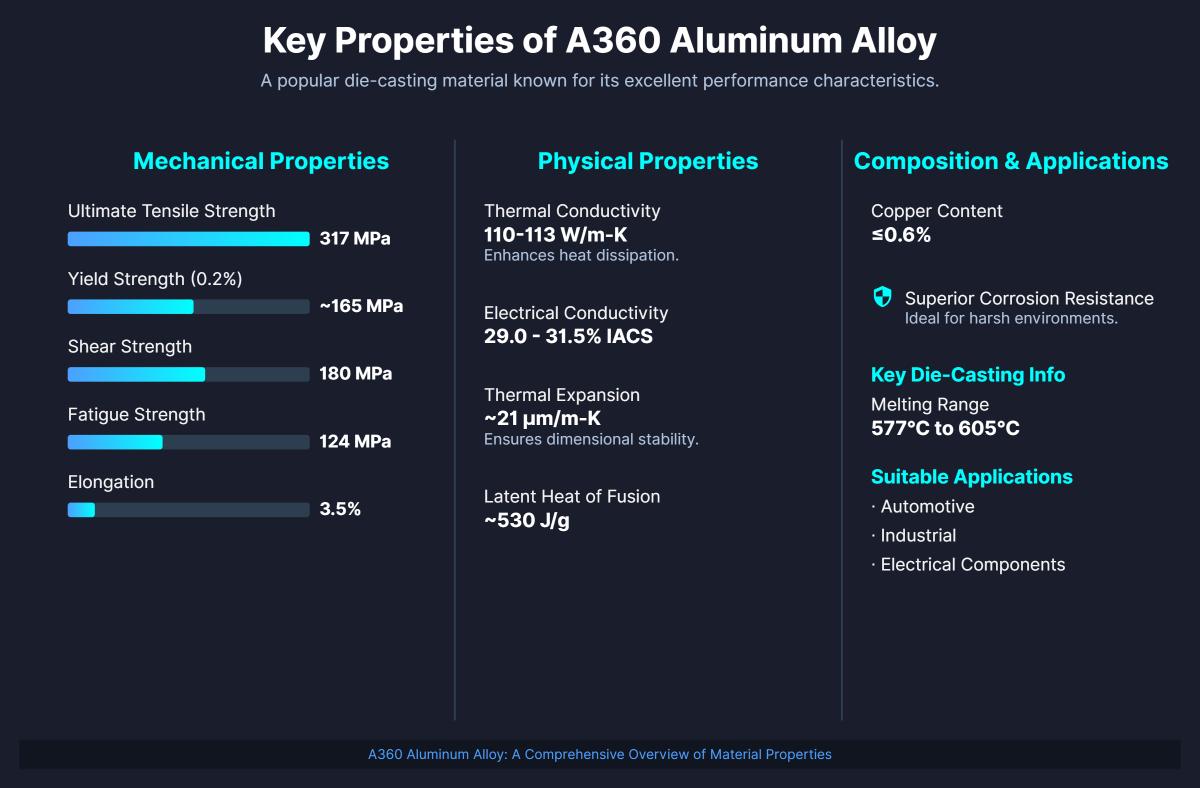 Comprehensive Guide to A360 Aluminum Alloy - MFG Shop