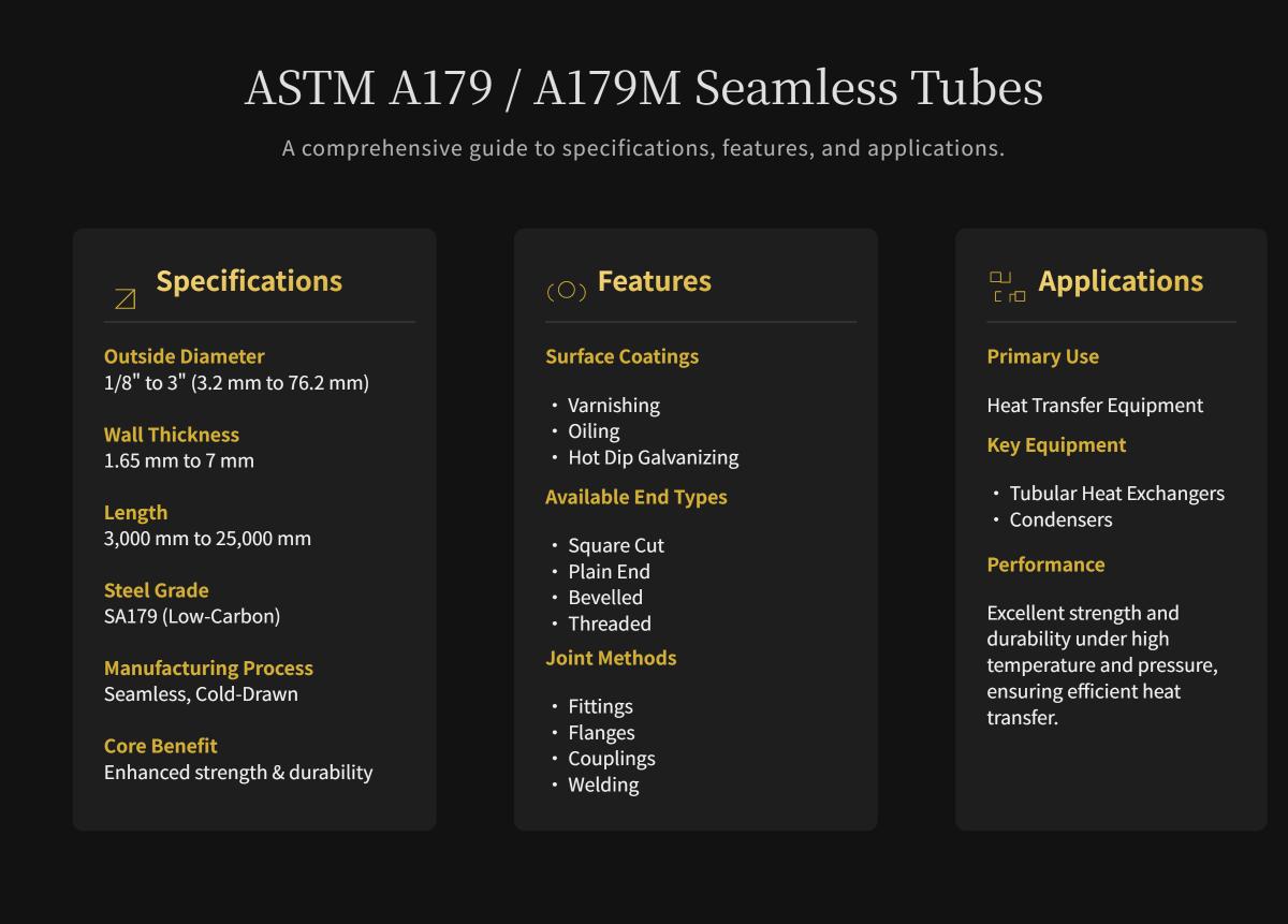 Comprehensive Guide to ASTM A179/A179M Tubes - MFG Shop