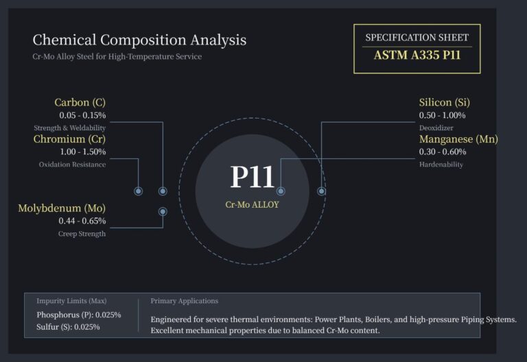 Comprehensive Guide to ASTM A335 P11 Alloy Steel Properties, Uses, and ...