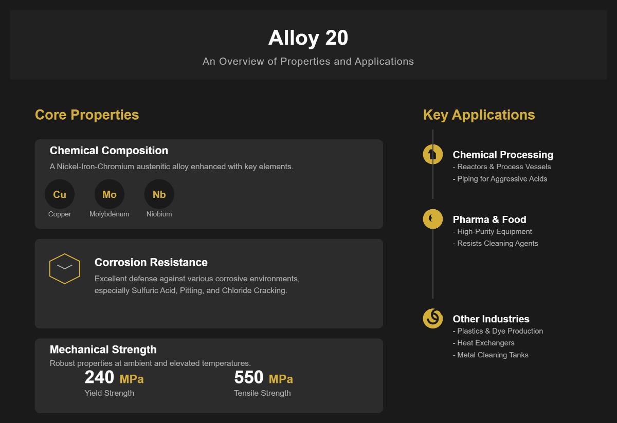 Comprehensive Guide to Alloy 20: Properties, Applications, and ...
