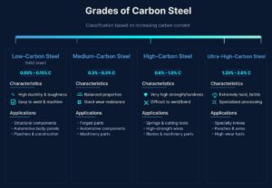 Comprehensive Guide to Carbon Steel Grades - MFG Shop