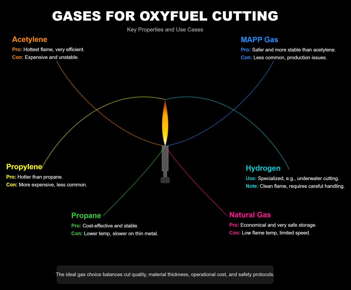 Comprehensive Guide to Oxyfuel Cutting and Fuel Gases - MFG Shop
