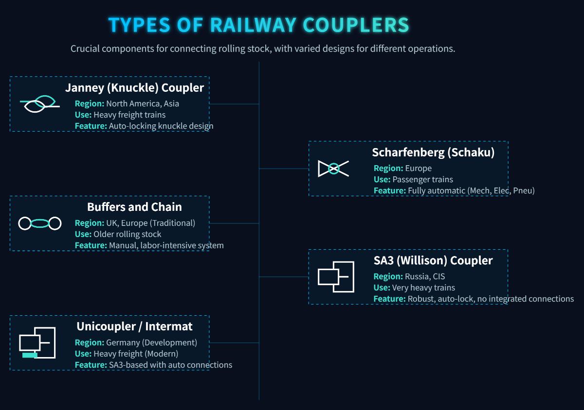 Comprehensive Guide to Railway Couplers: Types, Components, and ...