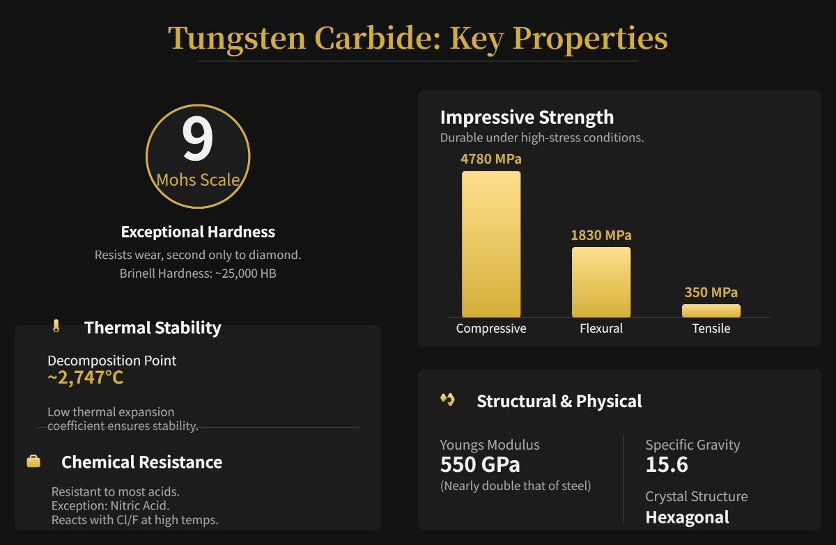 Comprehensive Guide to Tungsten Carbide Specifications - MFG Shop