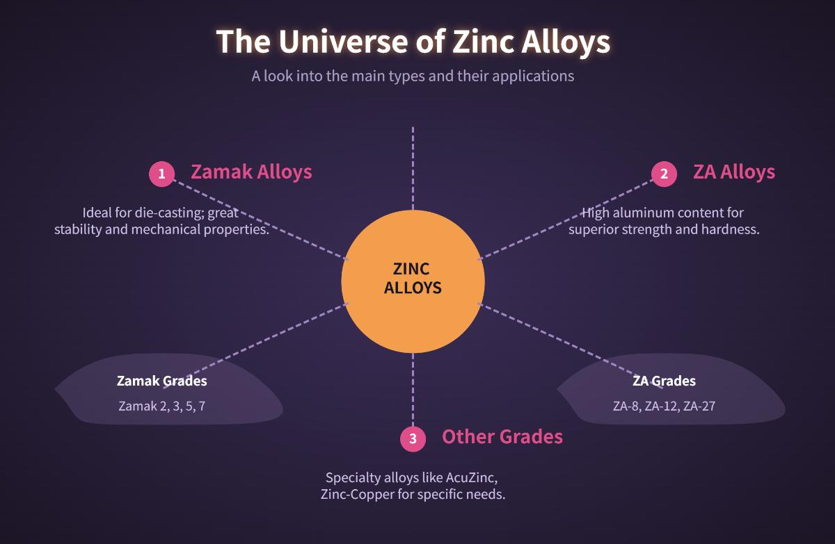 Comprehensive Guide to Zinc Alloys: Types, Properties, and Applications ...