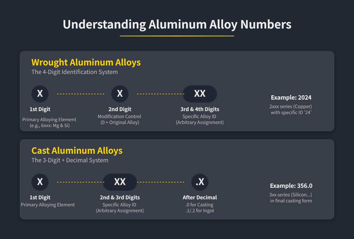 Comprehensive Guide to the Aluminum Numbering System - MFG Shop