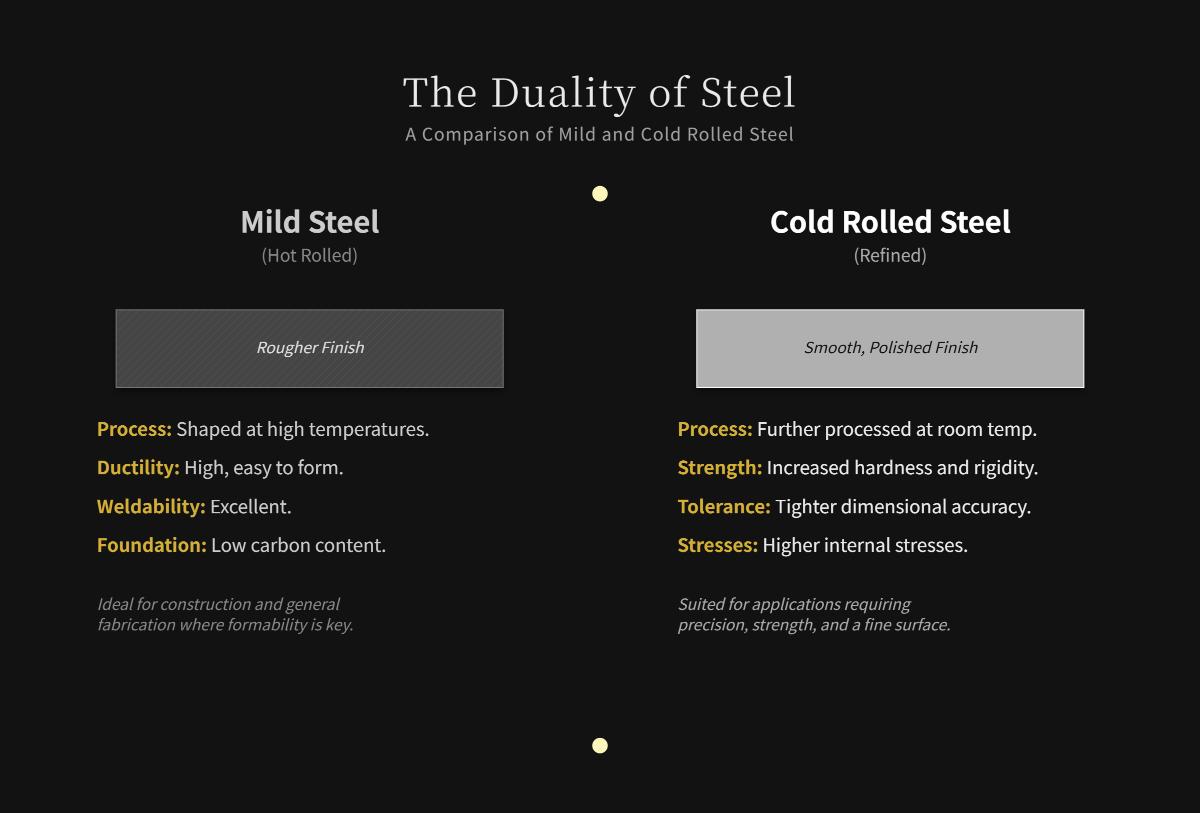 Differences Between Cold Rolled Steel and Mild Steel: A Comparative ...