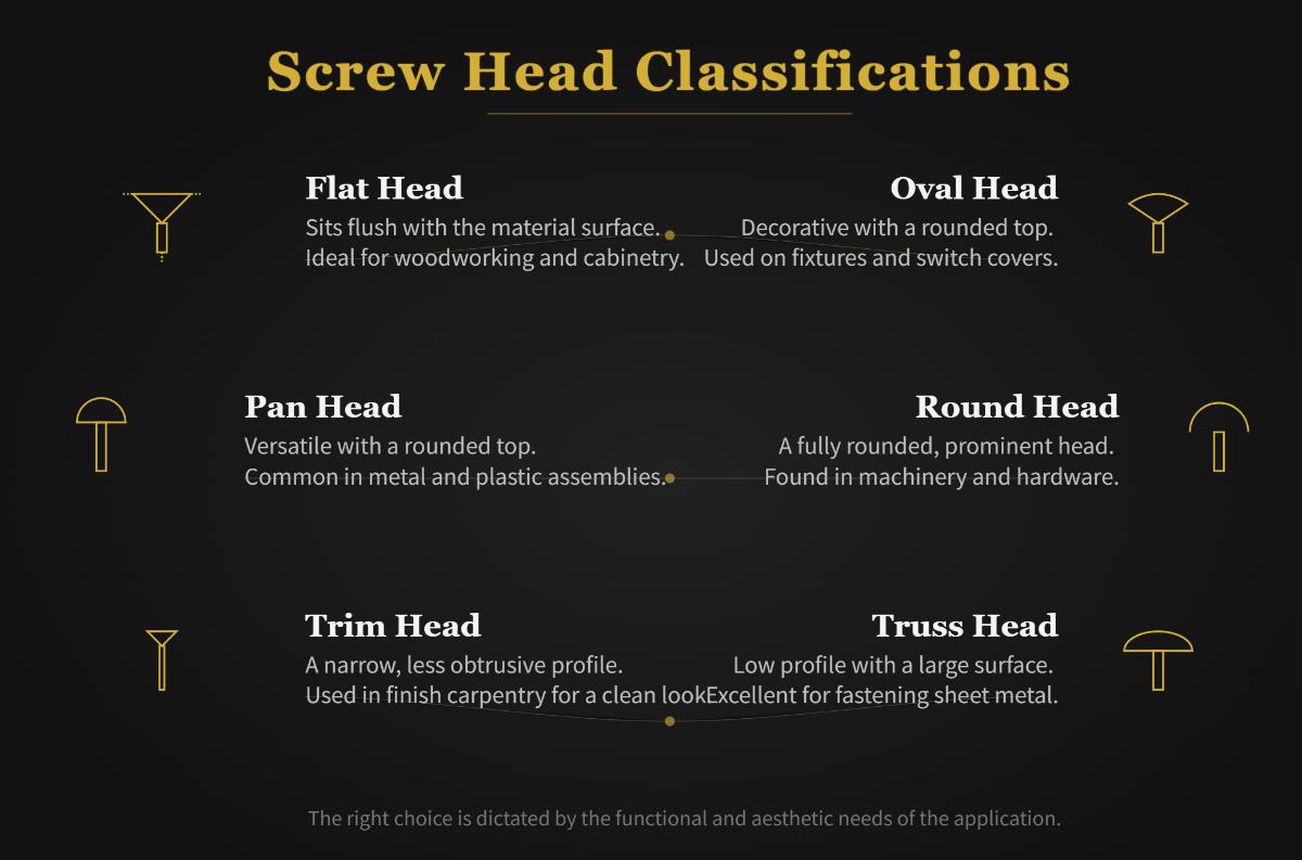 Different Types of Screw Heads: A Complete Guide - MFG Shop