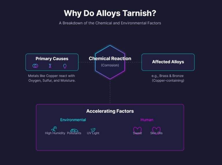 Do Alloys Tarnish? Understanding and Preventing Tarnish - MFG Shop