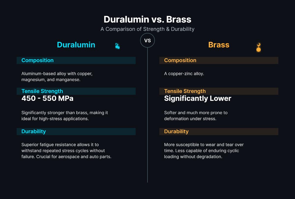 Duralumin vs Brass: Key Differences and Industrial Applications - MFG Shop