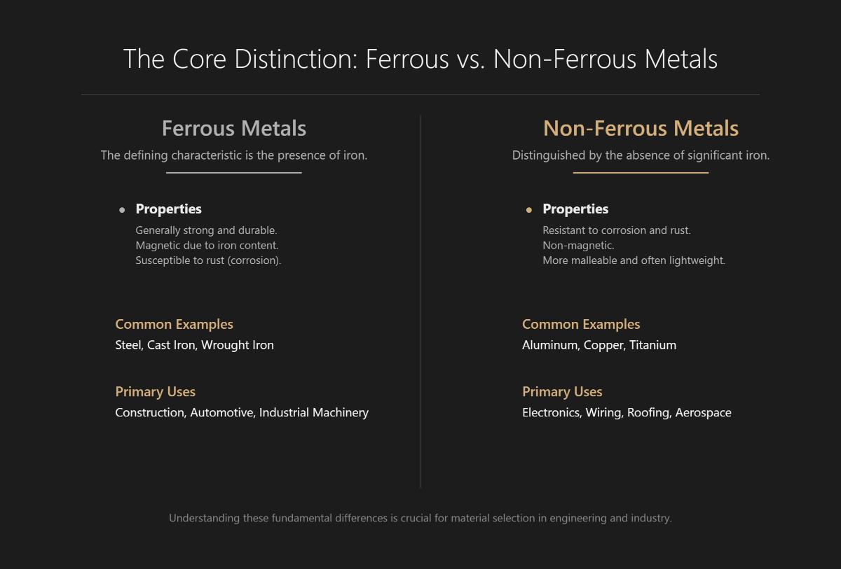 Ferrous vs. Non-Ferrous Metals: Understanding the Basics - MFG Shop