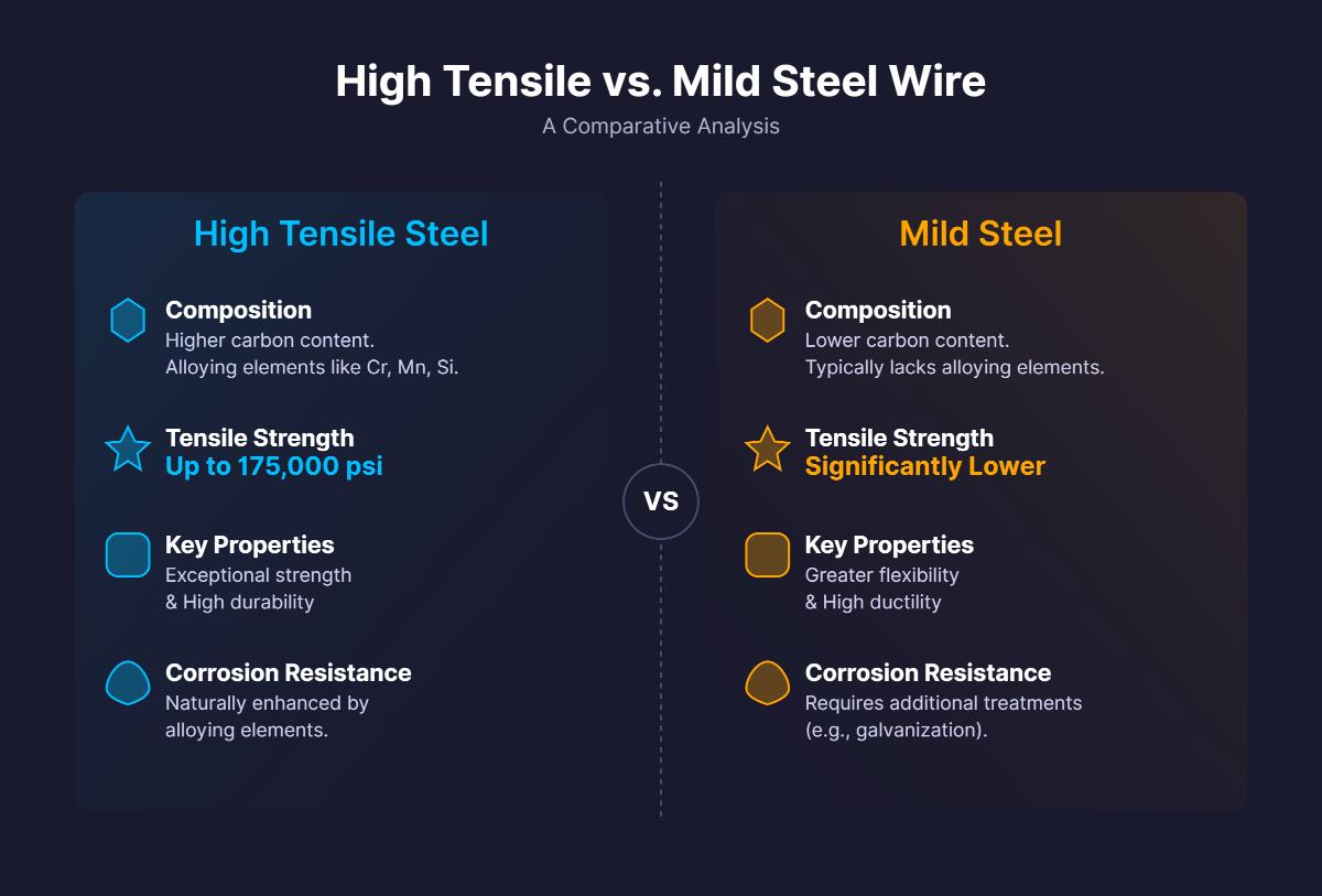 High Tensile Steel Wire: An Overview and Technical Deep Dive - MFG Shop