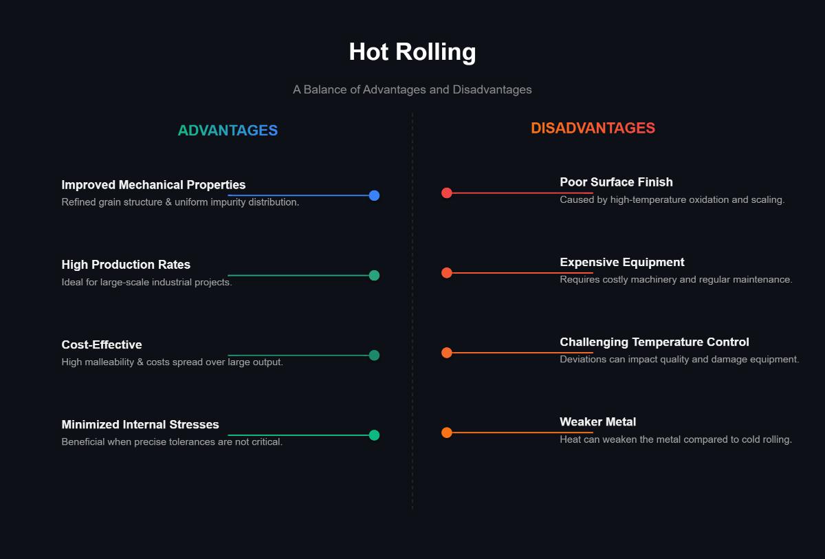Hot Rolling: Advantages, Disadvantages, and Comparisons - MFG Shop