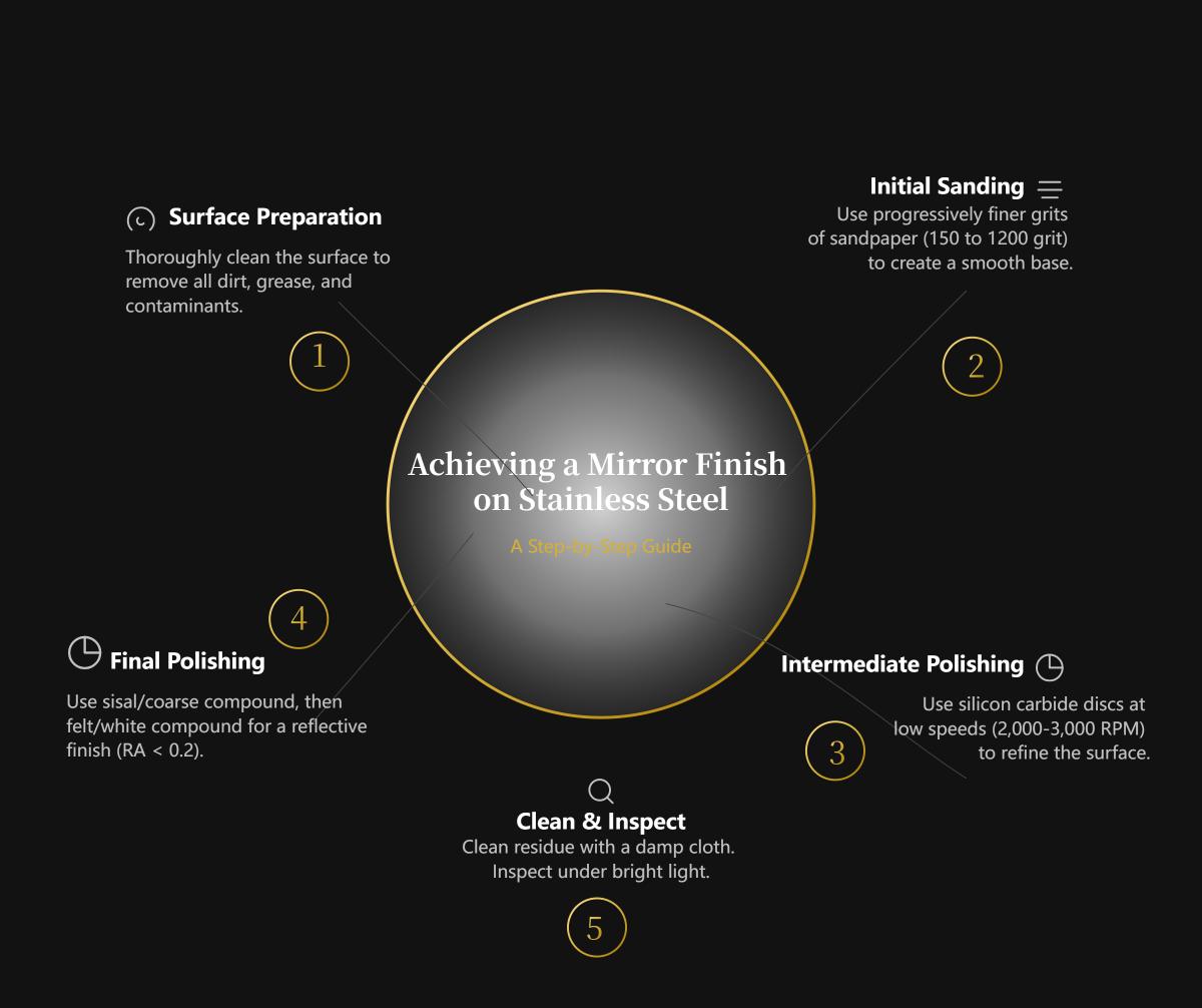 How to Achieve a Mirror Finish on Stainless Steel: Step-by-Step ...