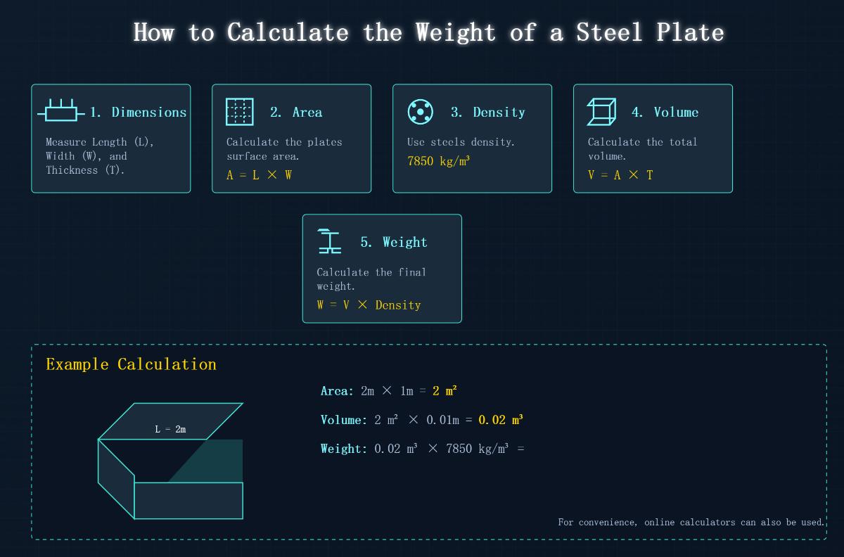 How to Calculate the Weight of a Steel Plate: Step-by-Step Guide - MFG Shop