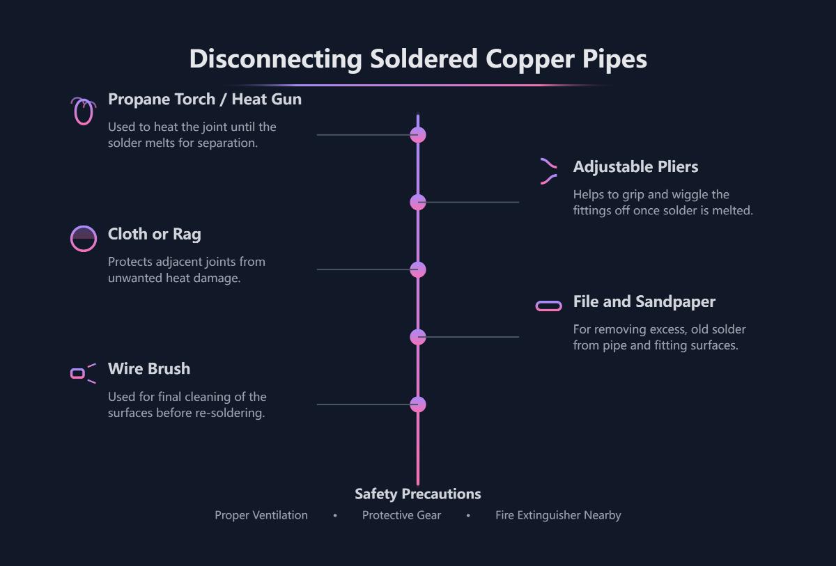 How to Disconnect Soldered Copper Pipes Safely and Effectively - MFG Shop