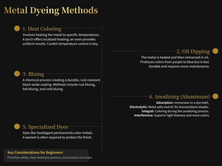 How to Dye Metal: A Complete Beginner's Guide - MFG Shop