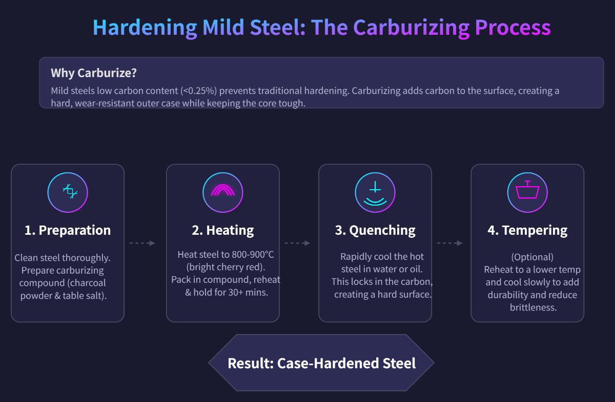 How to Harden Mild Steel: A Comprehensive Step-by-Step Guide - MFG Shop