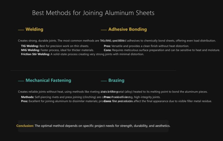 How to Join Aluminum Sheets: A Complete Step-by-Step Guide - MFG Shop