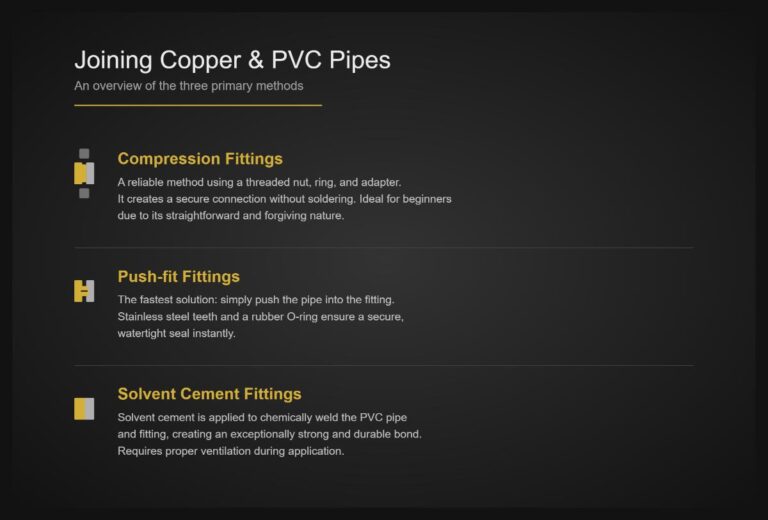 How to Join Copper to PVC: A Complete Guide - MFG Shop