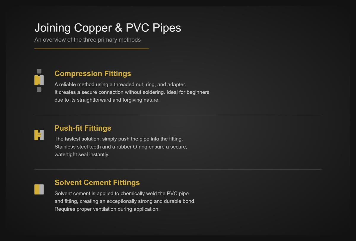 How to Join Copper to PVC: A Complete Guide - MFG Shop