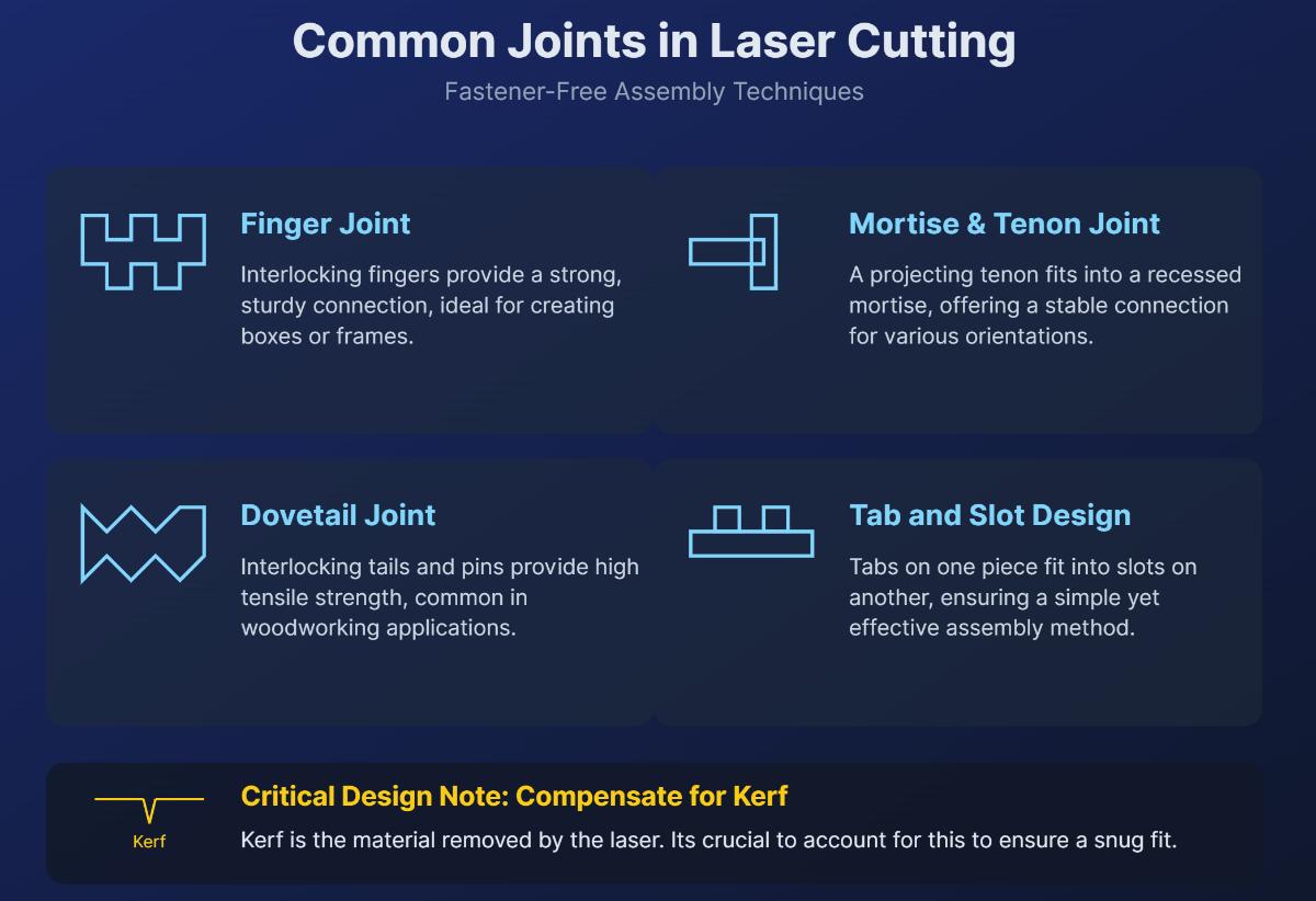How to Join Laser Cut Parts Without Fasteners - MFG Shop