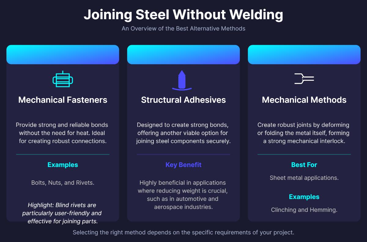 How to Join Steel Without a Welder: A Comprehensive Guide - MFG Shop