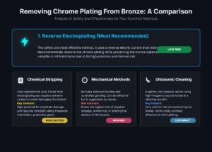 How to Remove Chrome Plating from Bronze Safely and Effectively - MFG Shop