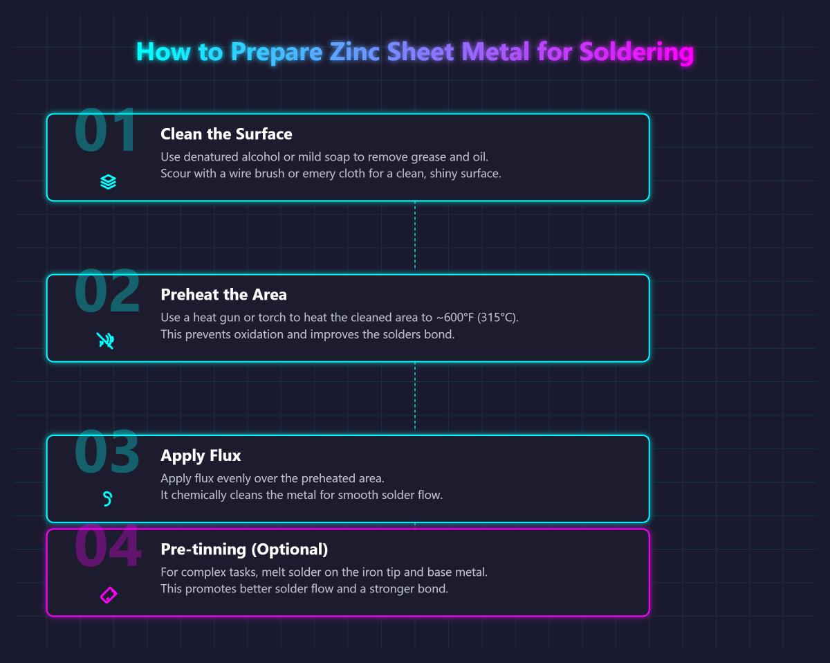 How to Solder Zinc Sheet Metal Safely and Effectively - MFG Shop