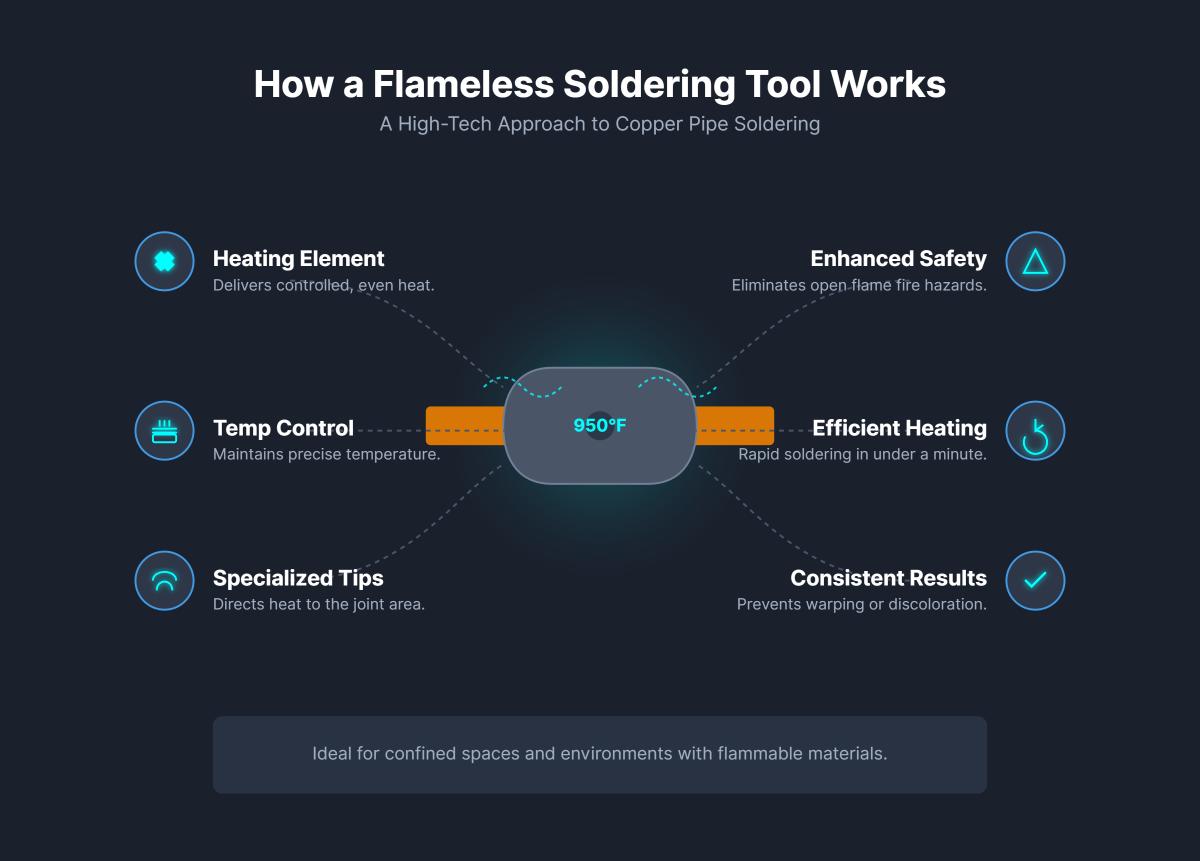 How to Use Flameless Soldering Tools for Copper Pipes - MFG Shop