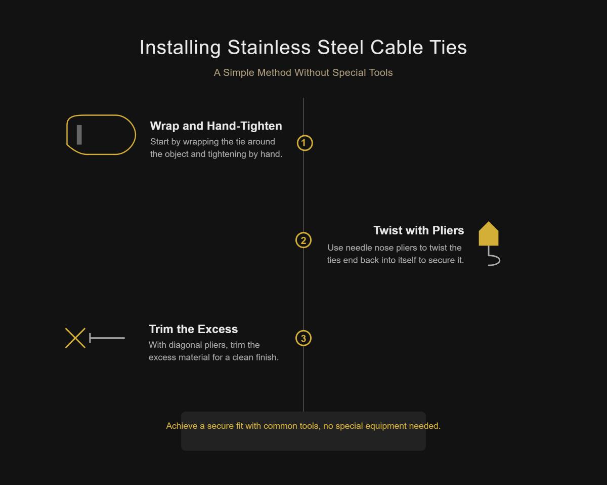 How to Use Stainless Steel Cable Ties: A Beginner's Guide - MFG Shop