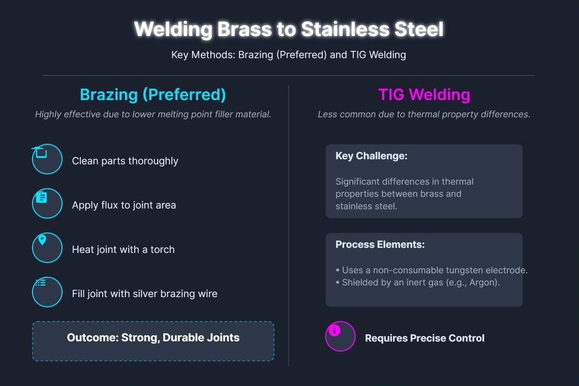 How to Weld Brass to Stainless Steel: Step-by-Step Guide - MFG Shop
