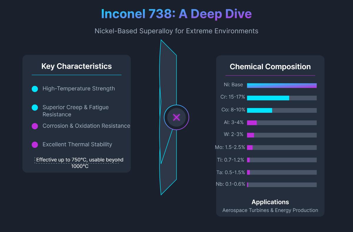 Inconel 738: Uses, Composition, and Properties - MFG Shop
