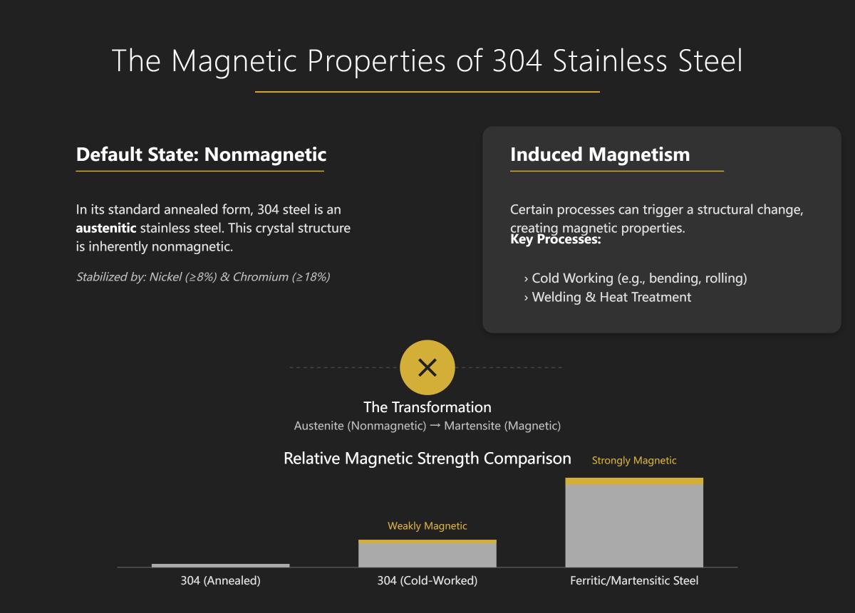 Is 304 Stainless Steel Magnetic? Understanding Its Properties - MFG Shop