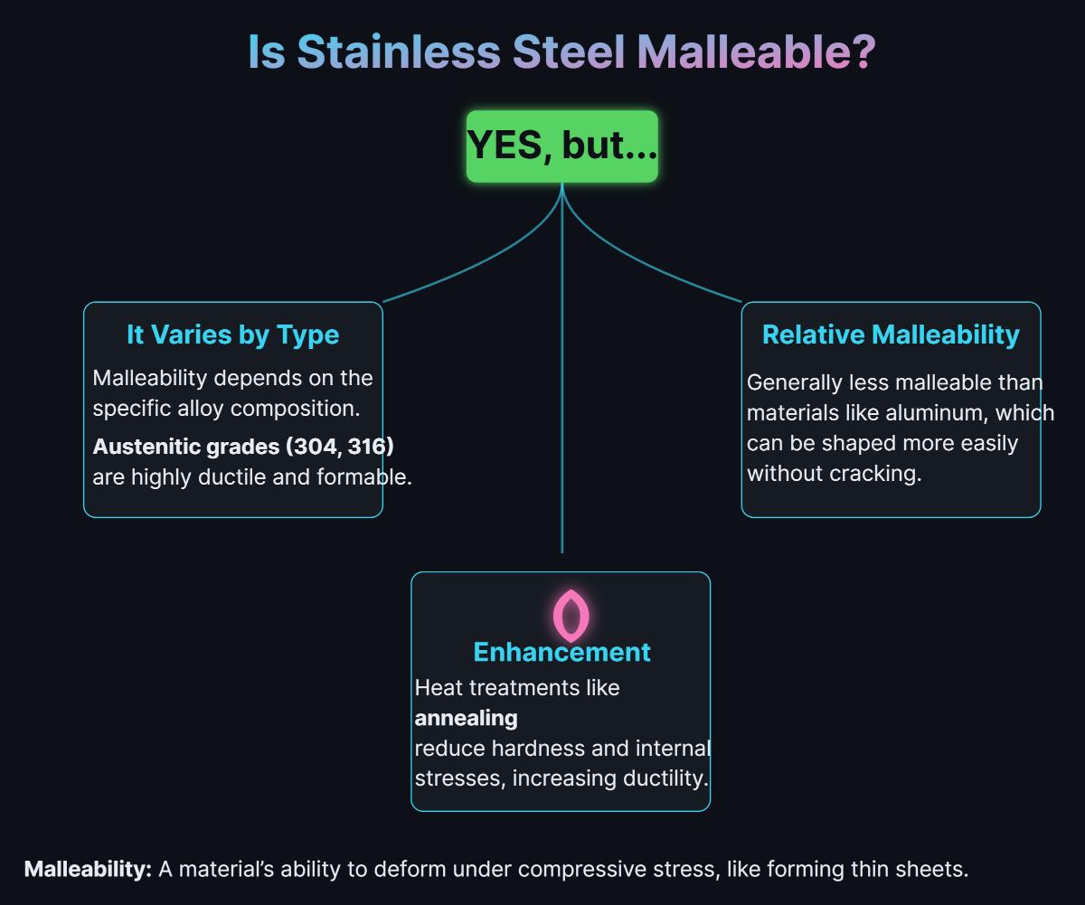 Is Stainless Steel Malleable? A Complete Guide - MFG Shop