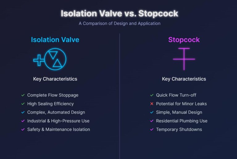 Isolation Valve vs. Stopcock: Key Differences - MFG Shop