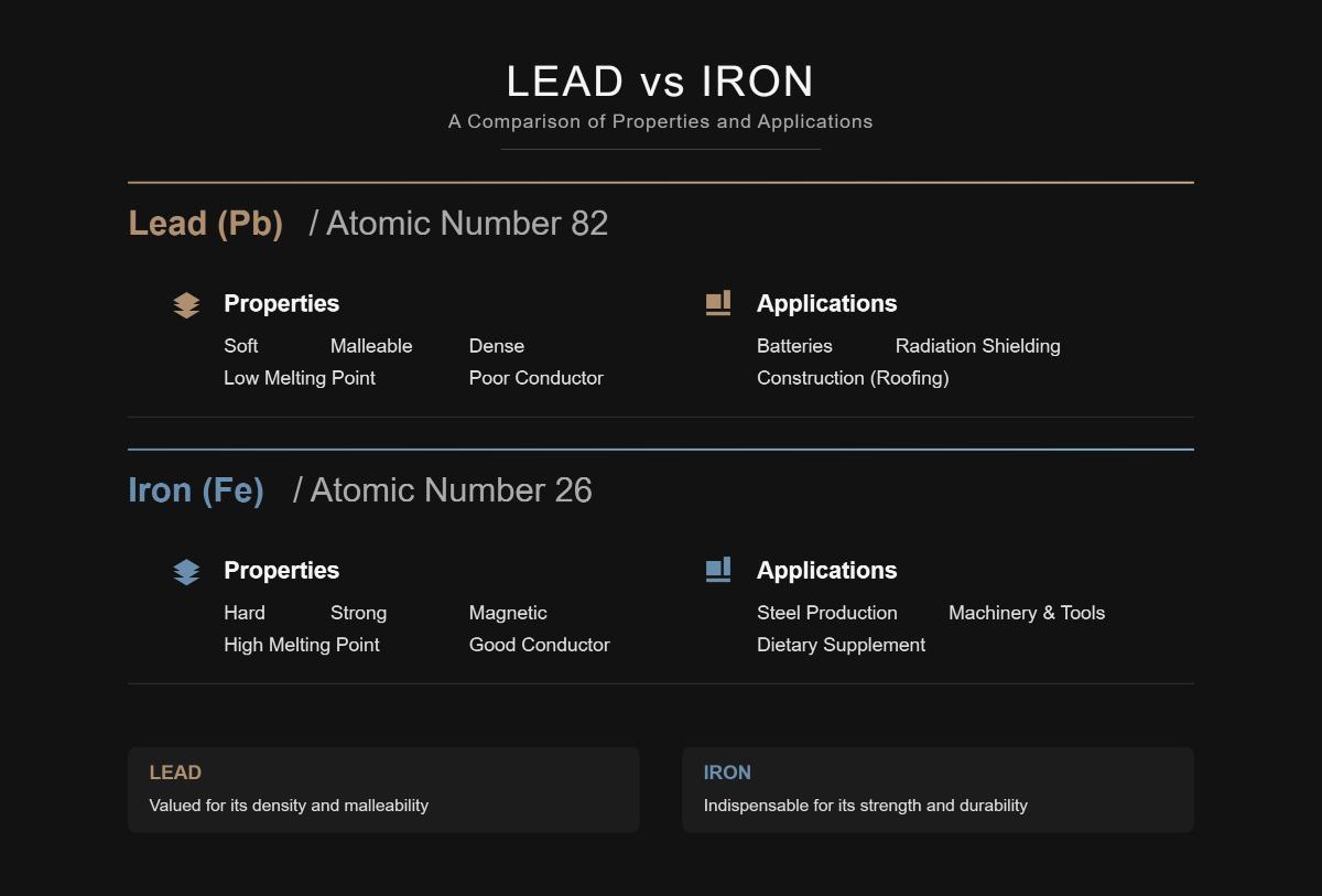 Lead vs Iron: What’s the Difference? - MFG Shop