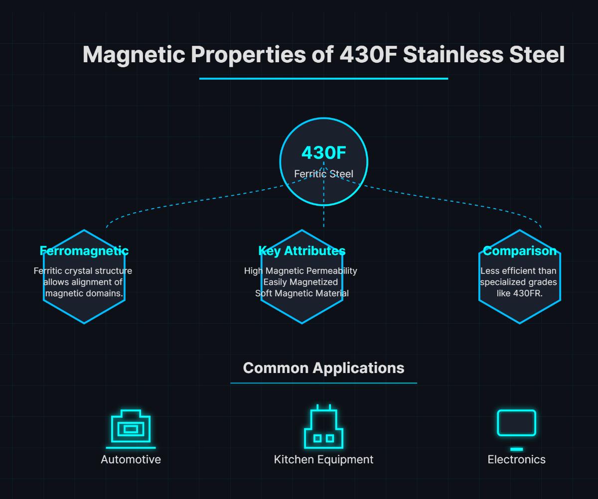 Magnetic Properties and Uses of 430F Stainless Steel - MFG Shop