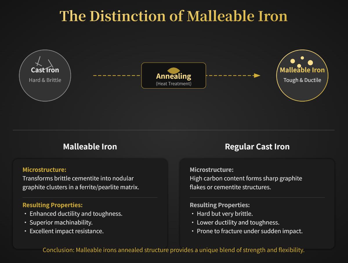 Malleable Iron vs. Iron: What’s the Difference? - MFG Shop