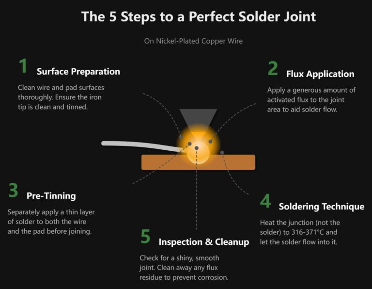 Mastering the Art of Soldering Nickel-Plated Copper Wire - MFG Shop