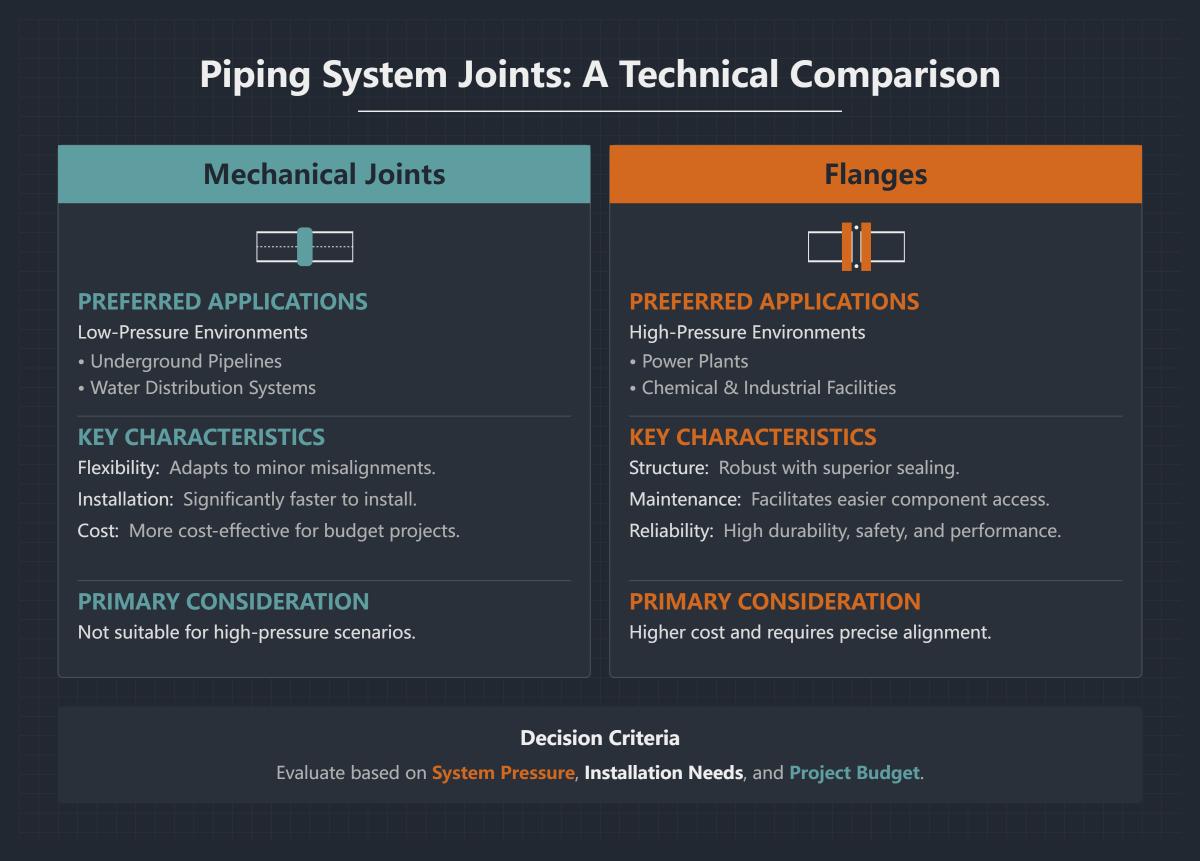 Mechanical Joints vs. Flanges: A Comprehensive Comparison - MFG Shop